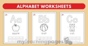 ALPHABET WORKSHEETS – My Learning Pages
