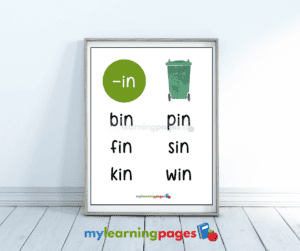 CVC WORD FAMILIES – My Learning Pages