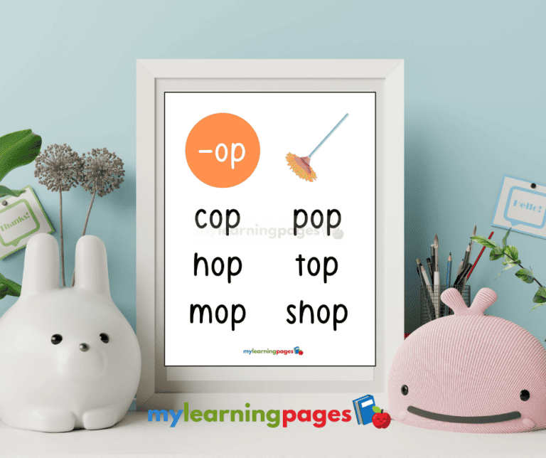 CVC WORD FAMILIES – My Learning Pages