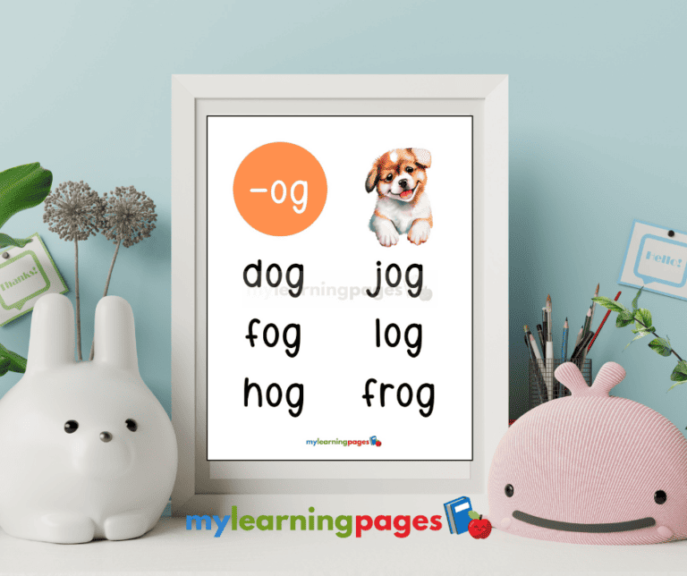 CVC WORD FAMILIES – My Learning Pages