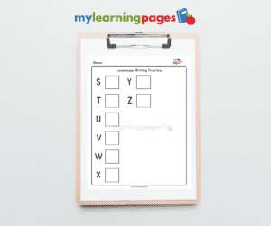 UPPERCASE LETTERS WORKSHEETS – My Learning Pages