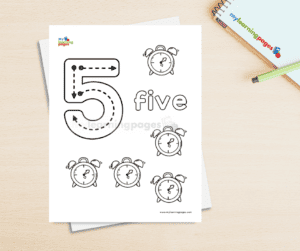 NUMBERS COLORING PAGES – My Learning Pages