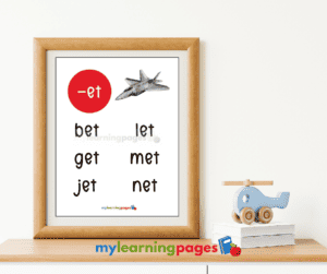 CVC WORD FAMILIES – My Learning Pages