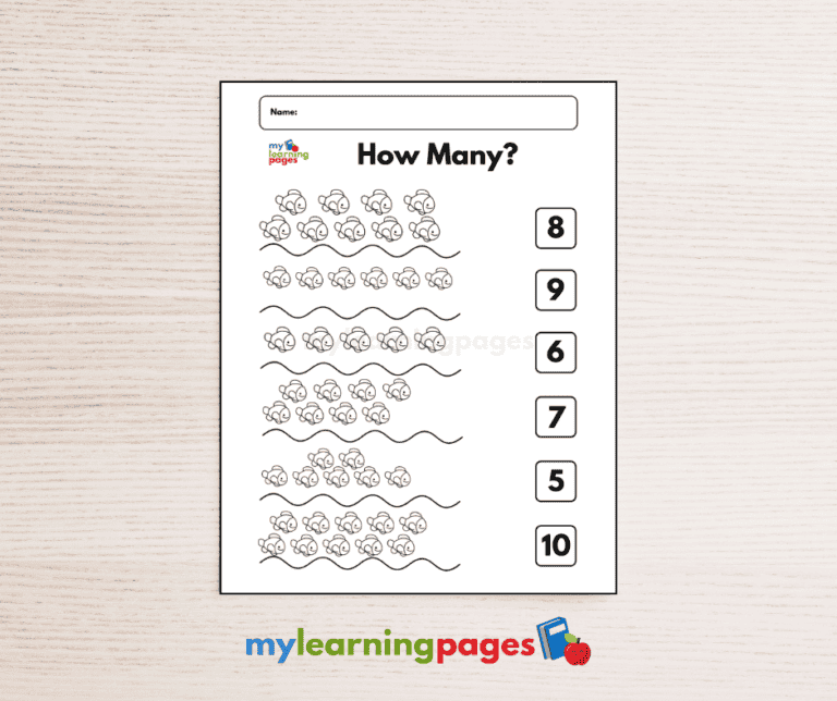 COUNTING WORKSHEETS – My Learning Pages