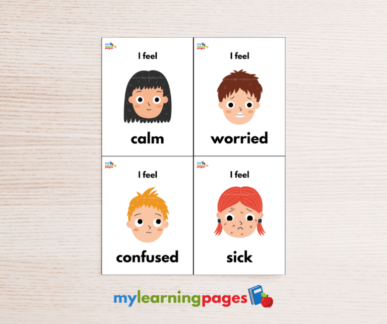 EMOTIONS FLASHCARDS – My Learning Pages