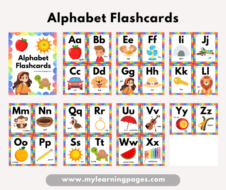 ALPHABET FLASHCARDS – My Learning Pages
