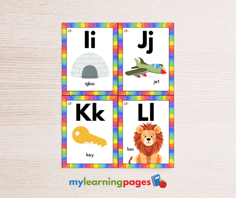 ALPHABET FLASHCARDS – My Learning Pages