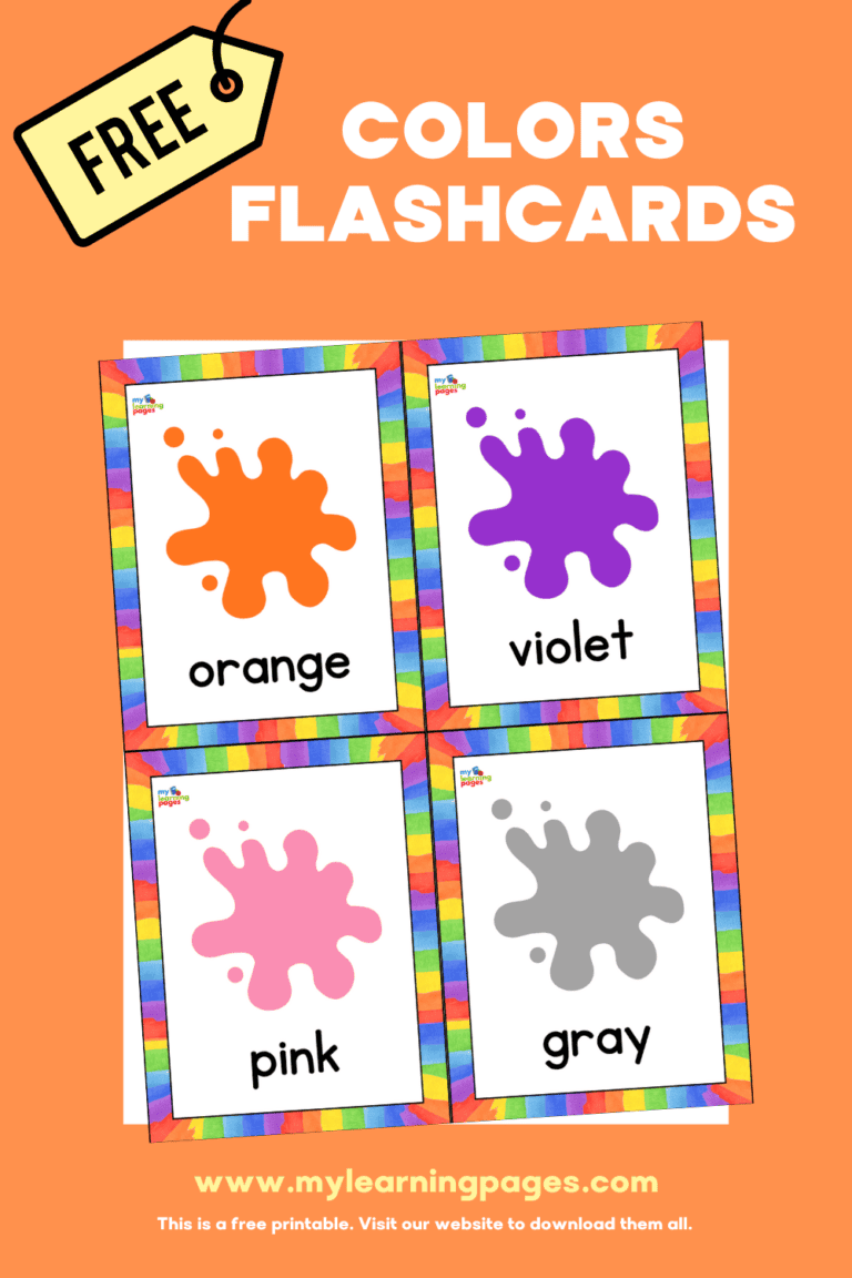 COLORS FLASHCARDS – My Learning Pages