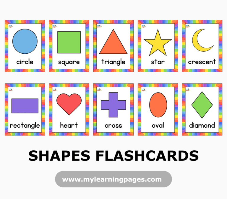 SHAPES FLASHCARDS – My Learning Pages