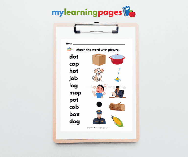 CVC WORDS FOR KINDERGARTEN – My Learning Pages