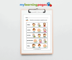 Family Members Worksheets – My Learning Pages